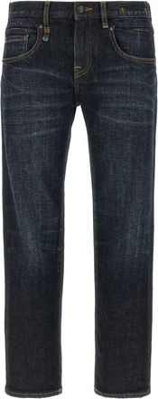 R13 Femme, Jeans, Bleu, Taille: W27 Boy Jeans droits