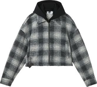 Izzue veste à carreaux - Noir