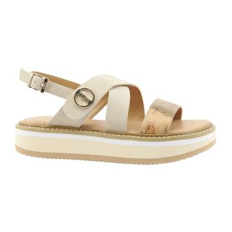Alviero Martini 1A Classe Femme, Chaussures, Beige, Taille: 36 EU Sandales Plates