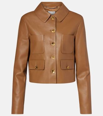 Altuzarra Cropped-Lederjacke Astley
