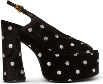 Balmain Femme, Chaussures, Noir, Taille: 39 EU Sandales Plateformes Cam