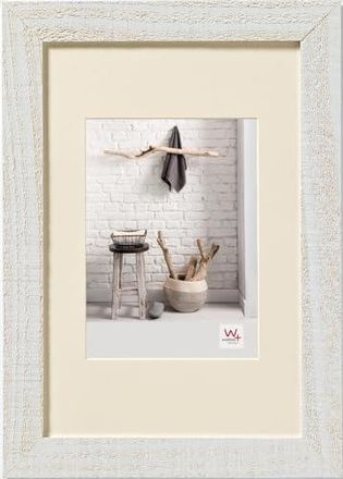 Walther Design Design HO520V Home Holzrahmen, 15x20 cm, polarweiß, 15 x 20 cm