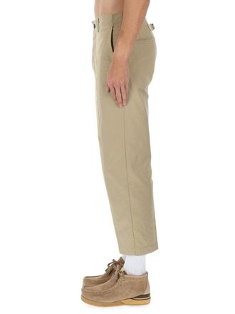 Visvim High-Waisted Cotton Chino Trousers - Beige