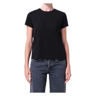 A Gold E Femme, Tops, Noir, Taille: 40 FR Long Line Adine Tee