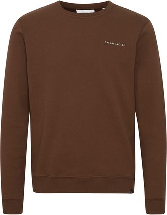 Casual Friday CFSeverin Herren Sweatshirt Pullover Pulli mit Rundhalsausschnitt aus 100% Baumwolle, Gr&ouml;&szlig;e:L, Farbe:Potting Soil (191218)