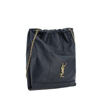 Saint Laurent Womens Black Lamb Ovis Aries Shoulder Bag