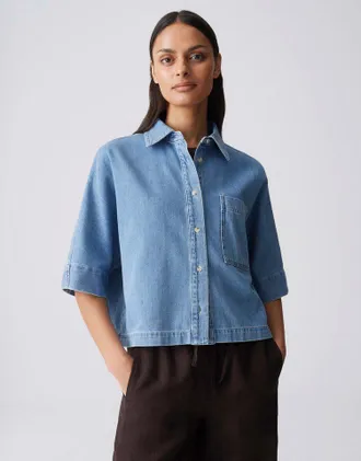 OPUS Klassische Bluse Fyndra