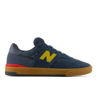 New Balance Unisex NB Numeric Jamie Foy 306C in Blau/Gelb, Wildleder/Mesh, Gr&ouml;&szlig;e 42.5