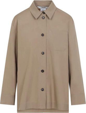 Max Mara Femme, Blouses et Chemises, Brun, Taille: 38 FR Marianne Shirt
