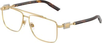 Dolce & Gabbana Homme, Accessoires, Jaune, Taille: 58 MM Aviator Optical Frame