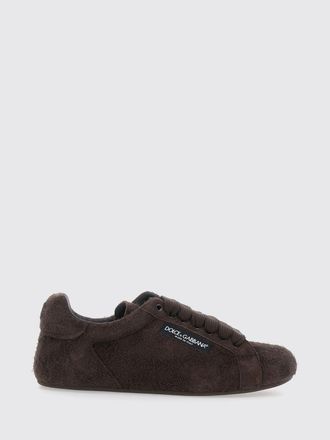 Dolce & Gabbana Baskets Portofino Soft en cuir de veau su&eacute;d&eacute;
