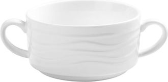 Holst Porzellan MD 125 Porzellan Suppen-Tasse 0,25 l Melody Wei&szlig; 9,6 x 9,6 x 5,5 cm 1 St&uuml;ck