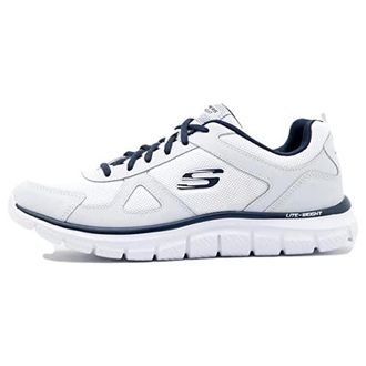 Skechers Track Scloric, Basket Homme, Blanc (blanc), 42.5 EU
