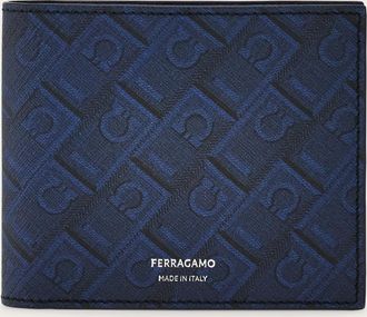 Ferragamo Herren Brieftasche Ferragamo Monogram Blau