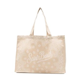MC2 Saint Barth Essential N Denim Bandana Schultertasche - - Bags - Damen - Beige - ONE SIZE