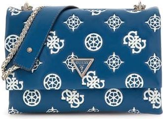 Guess Deesa Logo Convertible Xbody Flap Petrol Logo