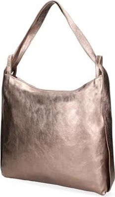 Gave Lux Sac à bandoulière convertible en sac à dos pour femme en cuir véritable Made in Italy 37x37x9 cm GLX228105523FBG, bronze, Taille unique