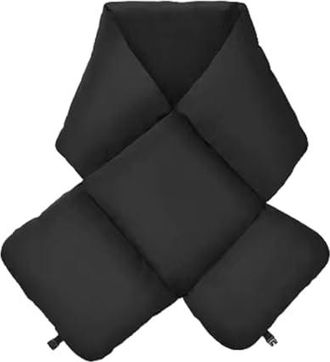 Generic Écharpe chauffante rechargeable intelligente USB mini écharpe pour temps froid avec 3 fonctions darrêt automatique pour homme, femme, écharpe courte, 