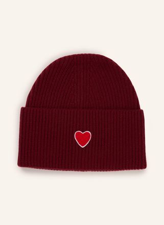 Darling Harbour Darling Harbour M&uuml;tze Mit Cashmere rot