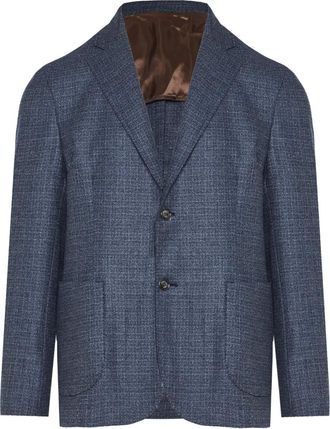 Barba Einreihiges Sakko - Blau