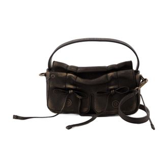 Acne Studios Unisex Crossbody Bag Brown Calfskin