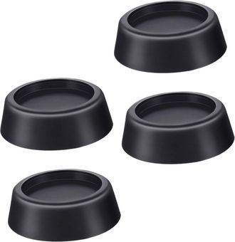 Soimiss Gatuida 4 Stück Teiliges Vibrations Fußpolster für Waschmaschine rutschfeste Stoßdämpfende Gummimatten Schützende Unterlage für Haushaltsgeräte Vibrat