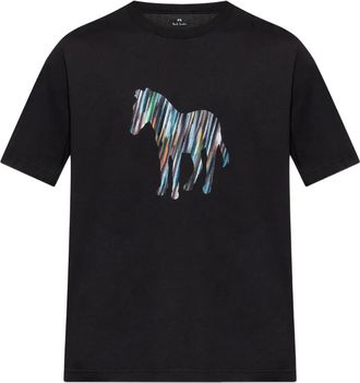 Paul Smith t-shirt à imprimé graphique - Noir