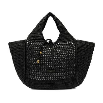 Gianni Chiarini Femme, Sacs, Noir, Taille: ONE Size Nefeli Crochet Tote Bag