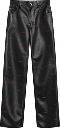 Loewe Lammlederhose - - Trousers - Damen - Schwarzk - S