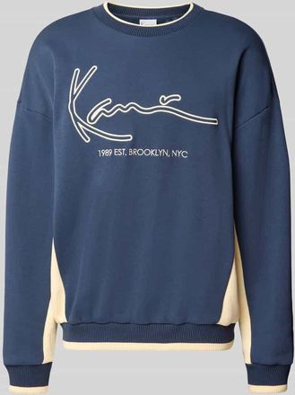 Karl Kani Sweatshirt mit Label-Stitching