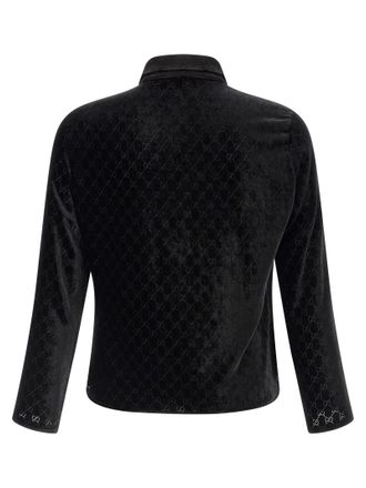 Gucci Mens Black Viscose Blouse