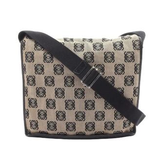 Loewe Pre-owned Anagram Canvas Shoulder Bag - - Pre-owned - Damen - Beige - ONE SIZE