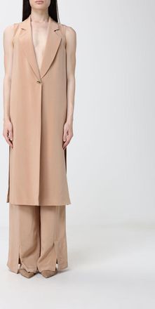 Simona Corsellini Gilet Femme couleur Beige