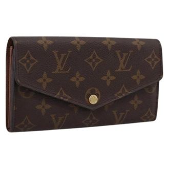 Louis Vuitton Portefeuille Sarah Pre-owned - Femme - Pre-owned - Brun - Taille: ONE Size
