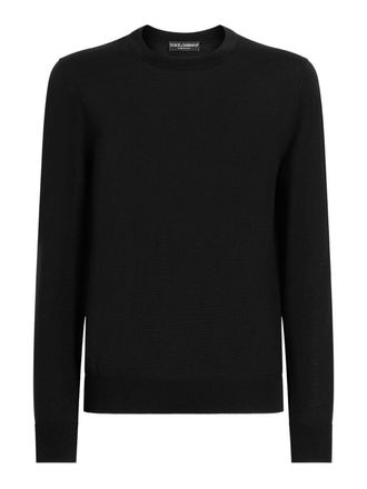 Dolce & Gabbana Pull Col Rond - Noir