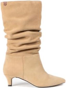 POPA Bottes moyennes en cuir beige Nirvana, Sable, 35 EU