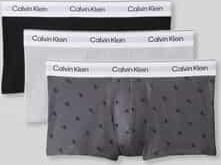 Calvin Klein Underwear Trunks aus Baumwoll-Mix im 3er-Pack Modell LOW RISE TRUNK 3PK