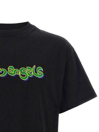 Palm Angels Thai Logo 3D Print T-shirt - Black