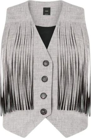 Pinko Pinko, Femme, Vestes, Noir, Taille: 38 FR Maille