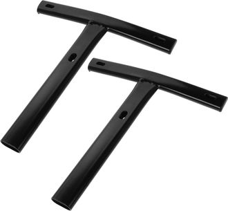Pretyzoom Ersatz T f&ouml;rmige R&uuml;ckenlehnenst&uuml;tze f&uuml;r Drehst&uuml;hle Verst&auml;rkte St&uuml;tzstange f&uuml;r Gaming und B&uuml;rost&uuml;hle Schwarzes B&uuml;rozubeh&ouml;r f&uuml;r Verstellbare Stuhllehnen