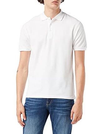 Fruit Of The Loom SS035M, Polo T-shirt - Homme - blanc - Small