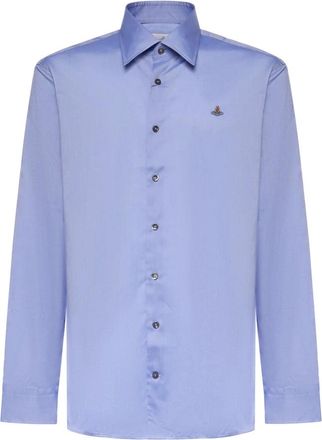 Vivienne Westwood Homme, Chemises, Bleu, Taille: XL Ghost Shirt