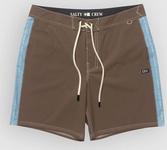 Salty Crew Channel Boardshorts dark brown