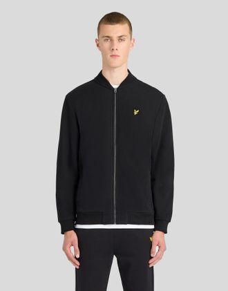 Lyle & Scott Sueded-Jersey-Bomberjacke