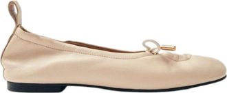 Alohas Alohas, Femme, Chaussures, Beige, Taille: 41 EU Ballarines en Cuir Cr&egrave;me avec D&eacute;tails Uniques