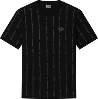 Emporio Armani Emporio Armani Ea7, Homme, Tops, Noir, Taille: M T-shirts &agrave; Manches Courtes