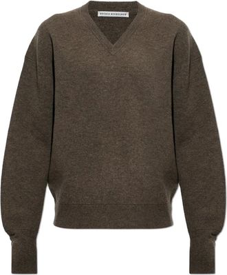 STUDIO NICHOLSON Pull en laine Loch - Homme - Pulls - Brun - Taille: XL