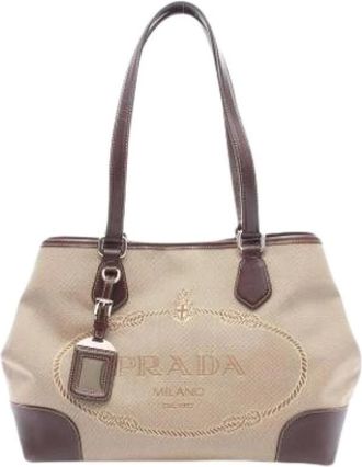 Prada Damen, Pre-Owned, Beige, ONE SIZEGr&ouml;&szlig;e