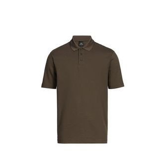 A|X Armani Exchange Polo mit logotypischem Muster - Brown