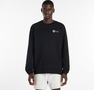 New Balance Herren Vortex Long Sleeve in Schwarz, Baumwolle, Gr&ouml;&szlig;e XL